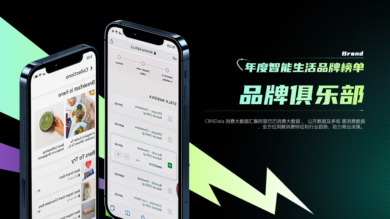 年度智能生活品牌榜单：CBNData消费大数据洞察PPT模板 免费下载- PPT百科