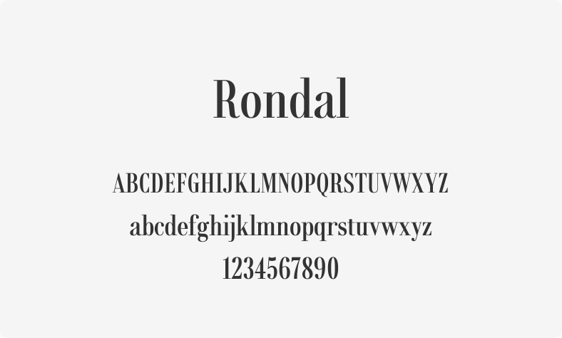 Rondal - 免费商用PPT字体下载 - PPT百科