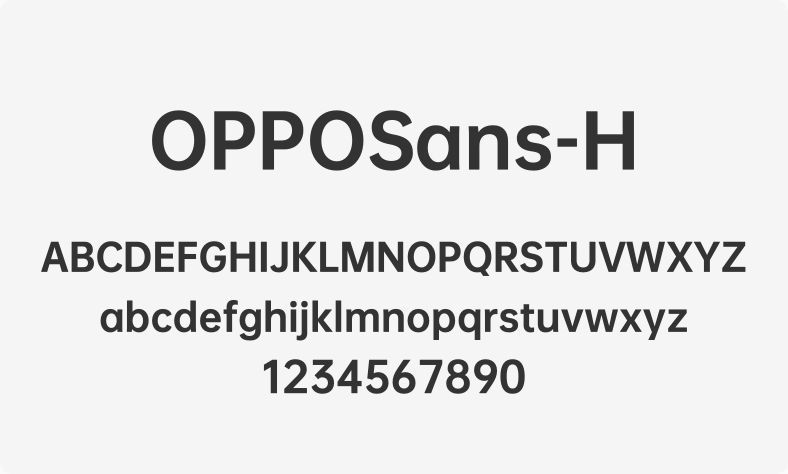 OPPOSans-H - 免费商用PPT字体下载 - PPT百科