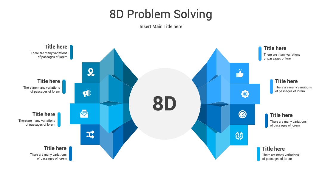 制造业8D策略概述企业汇报PPT模板免费下载 - PPT百科
